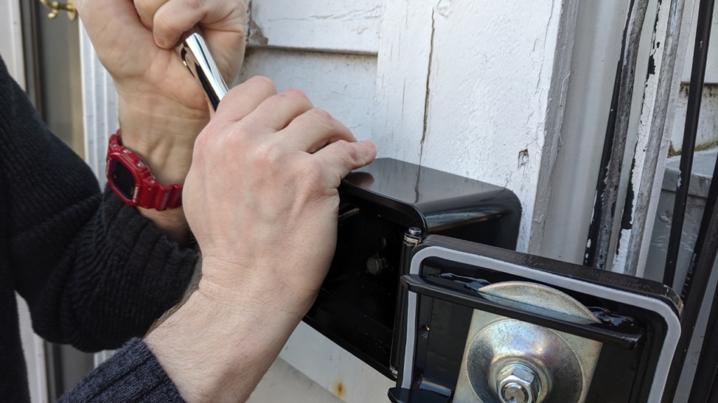 Installing a KnoxBox First-Responder Key Box – ORBITED BY NINE DARK MOONS